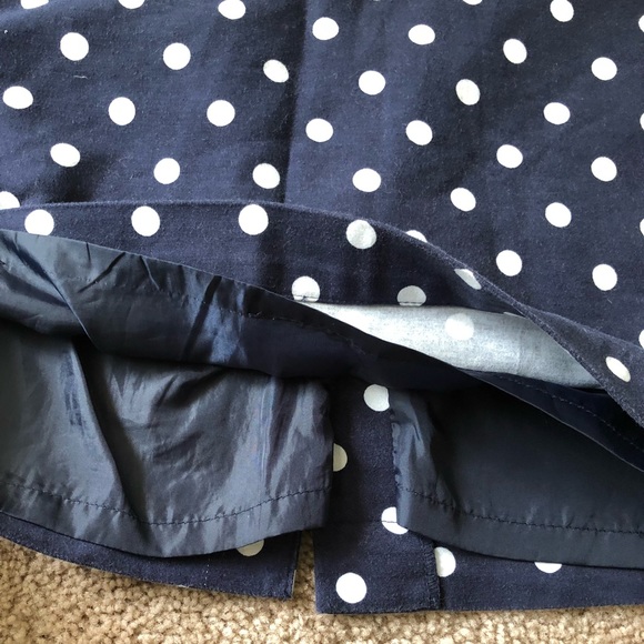 Merona | Skirts | Navy Blue Polka Dot Pencil Skirt | Poshmark